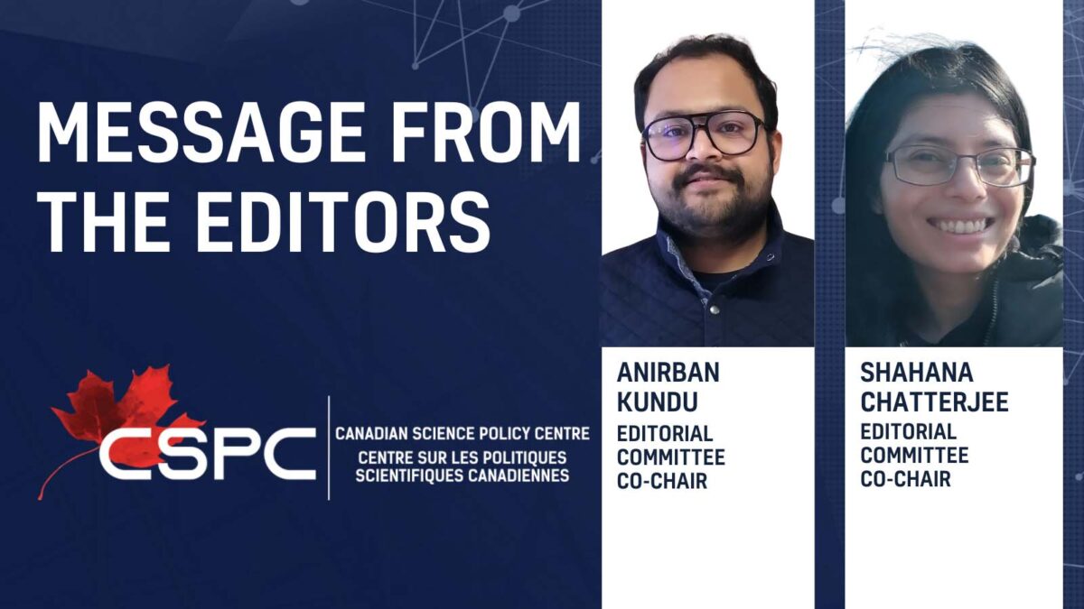 Featured Editorials - Canadian Science Policy Centre
